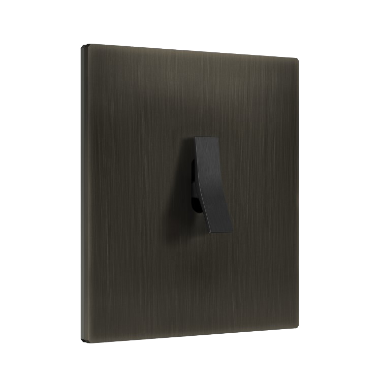 Bridge Switch in Brushed Black Aluminium